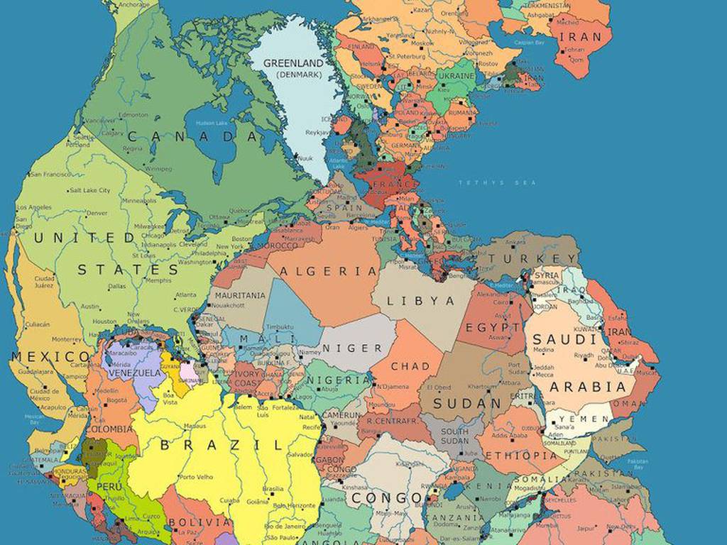 Así se veía el supercontinente que era el planeta, hace 300 millones de ...