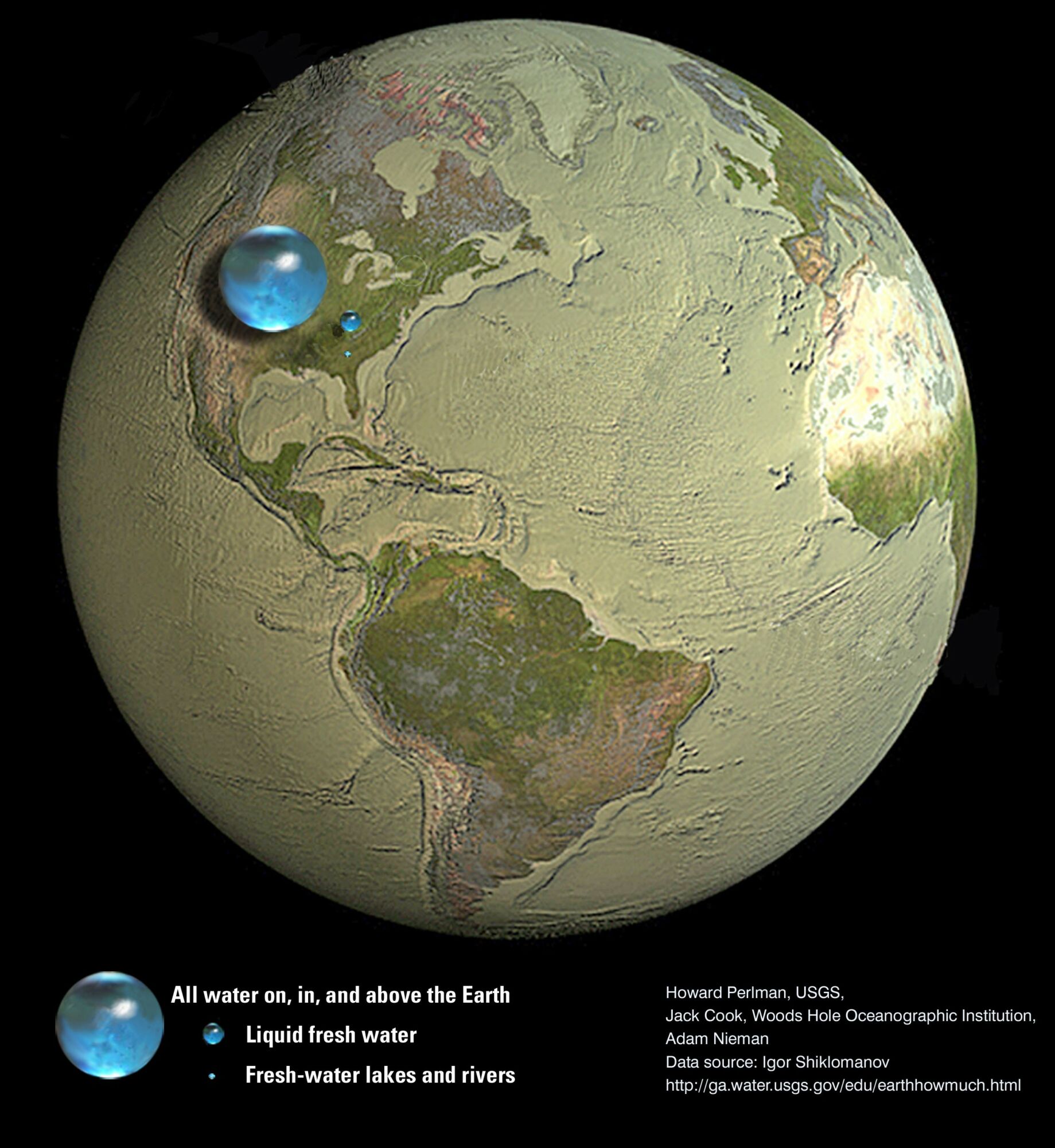 Expertos mapearán el agua de la Tierra (no sólo está en océanos y ríos)